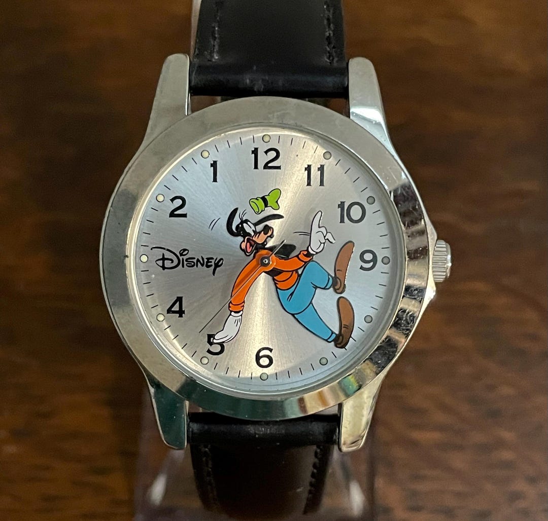 SII Marketing Disney Backwards Goofy Watch Vintage Walt Disney Goofy ...
