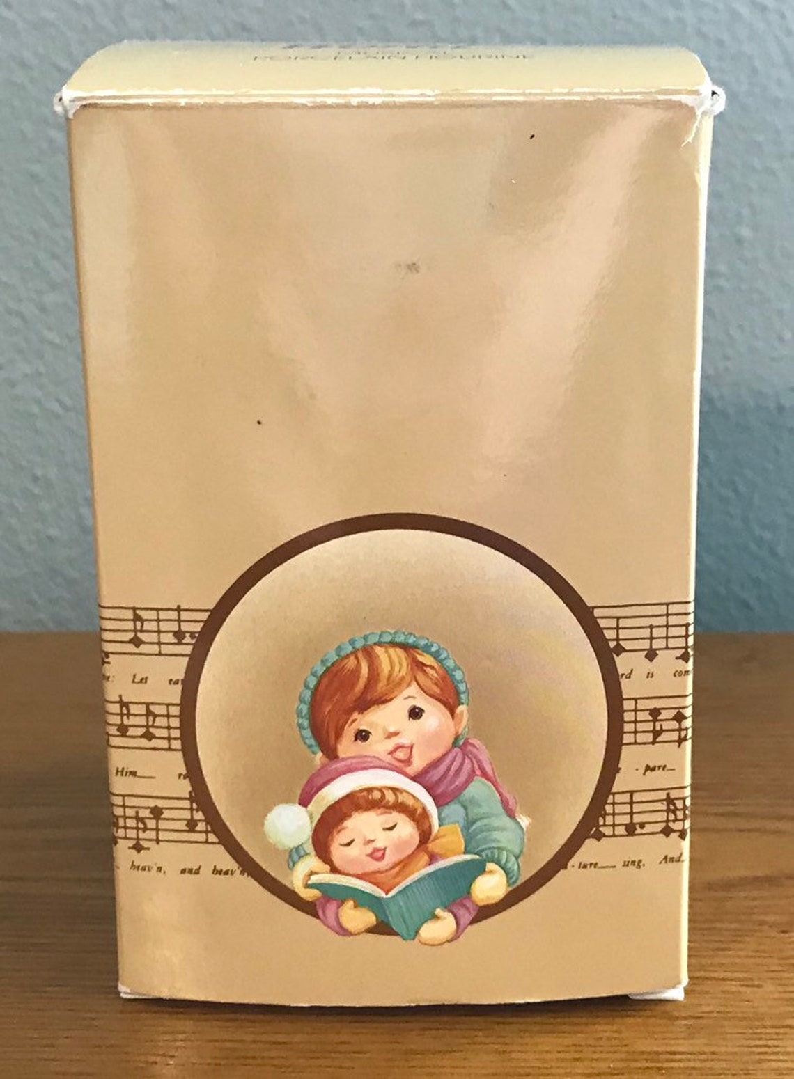 1985 Avon joy to the World Hand Painted Porcelain | Etsy