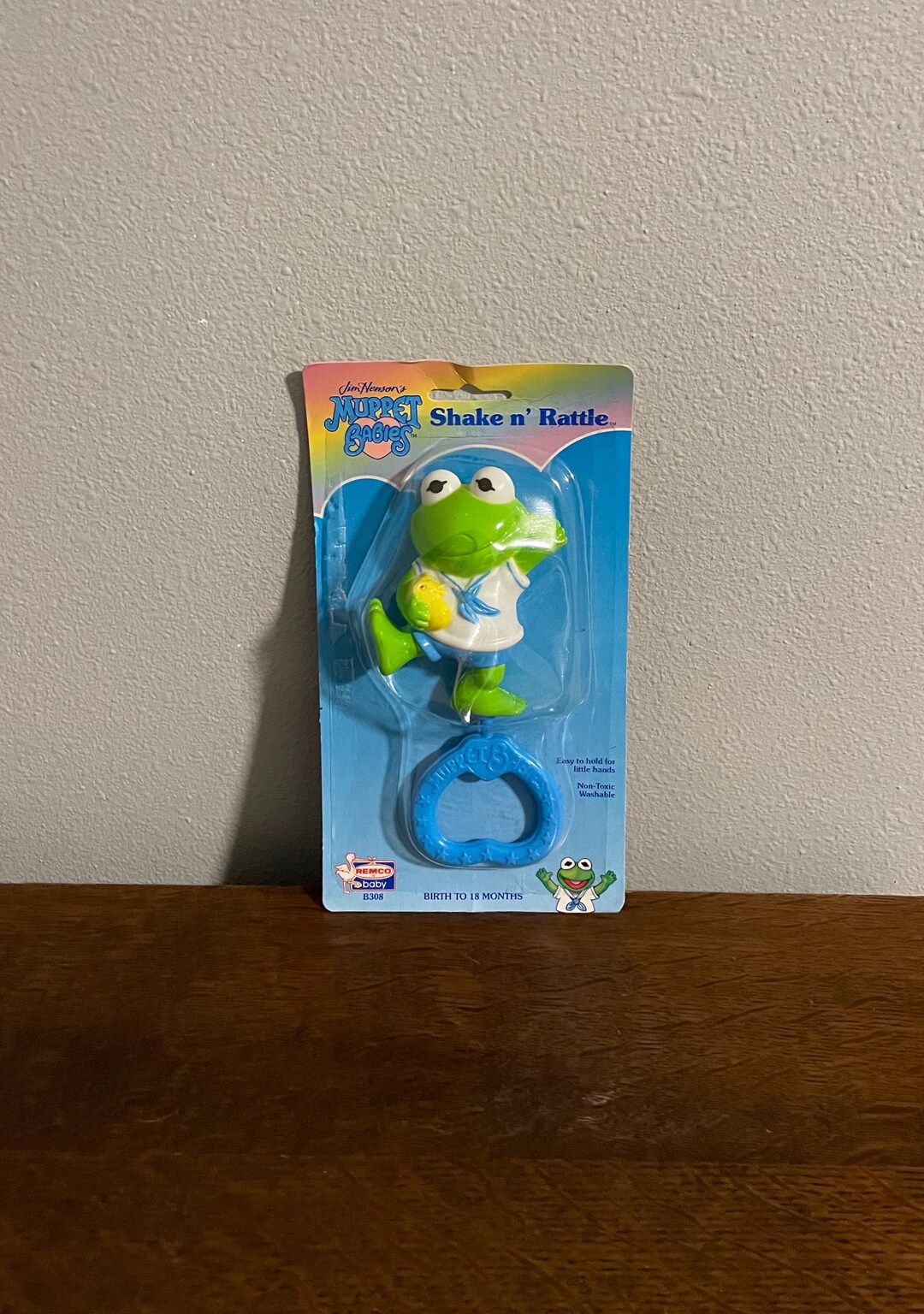 1989 Remco Baby Muppet Babies Kermit the Frog Shake ‘n Rattle - Etsy