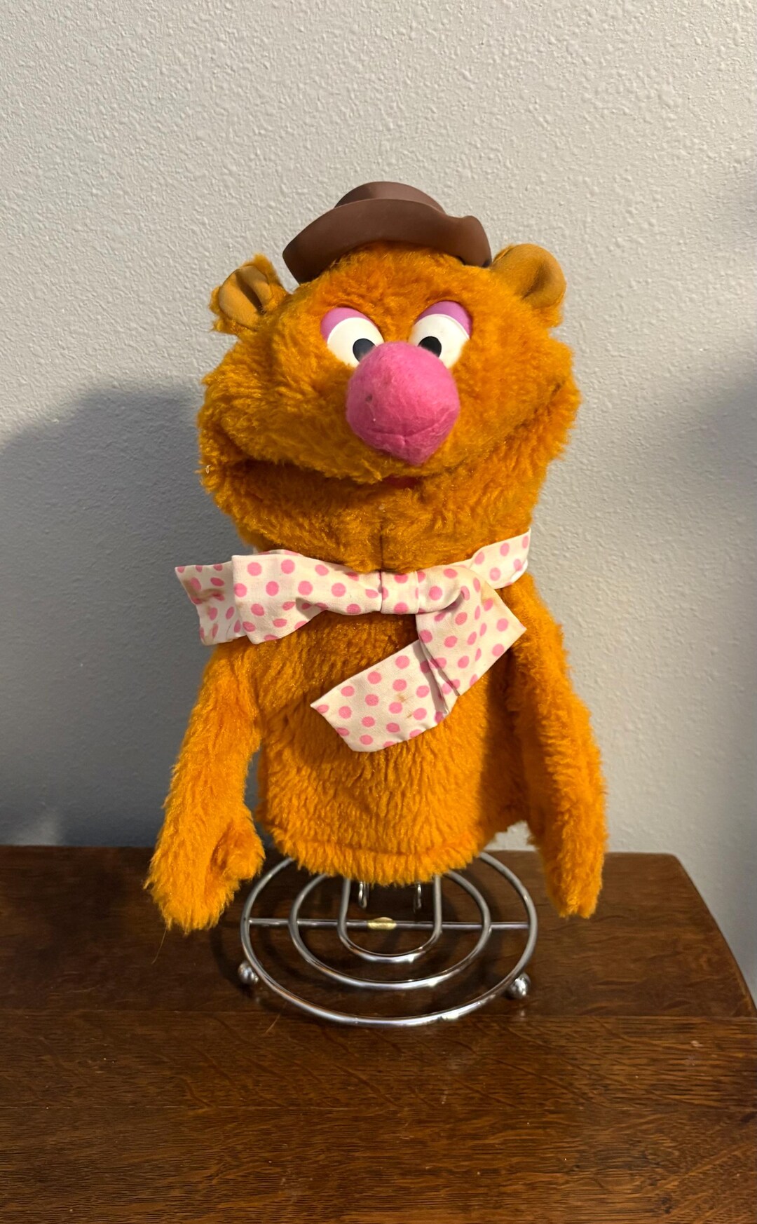 1978 Fisher Price Fozzie Bear Muppet Puppet- Vintage Muppet Fozzie ...