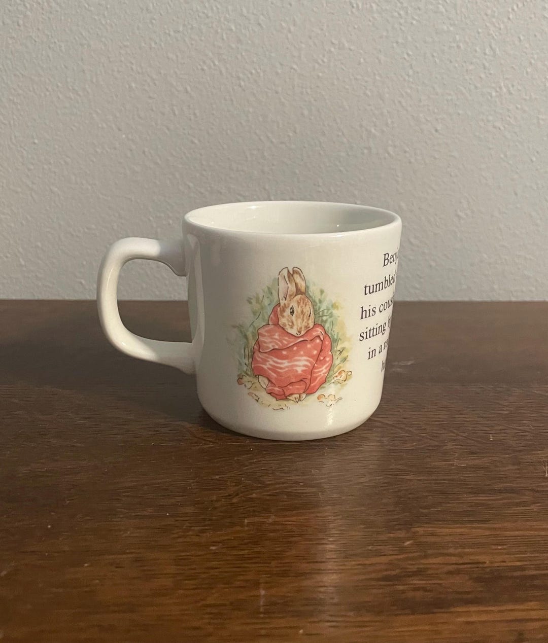 Wedgwood Peter Rabbit and Benjamin Bunny Mug- Vintage Beatrix Potter ...