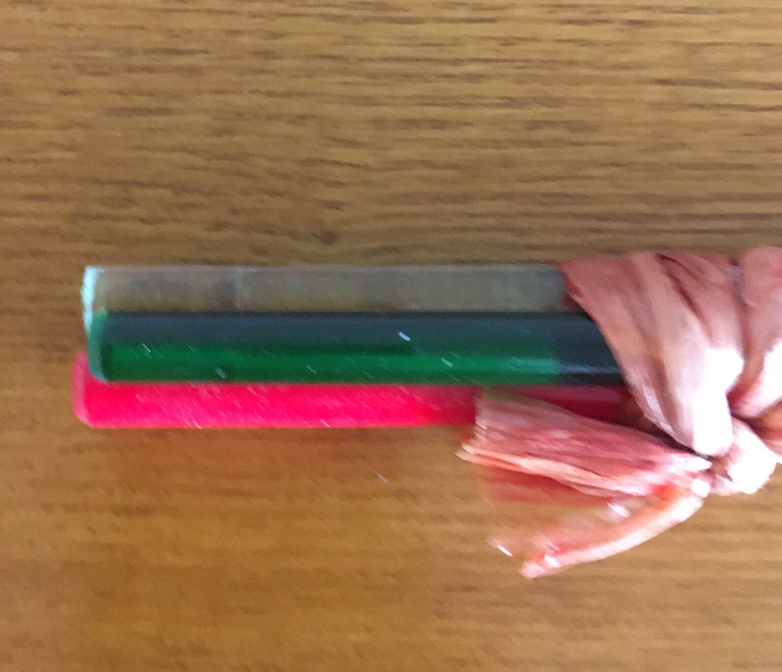 Vintage Art Glass Pencil Set Colored Art Glass Pencils Red - Etsy