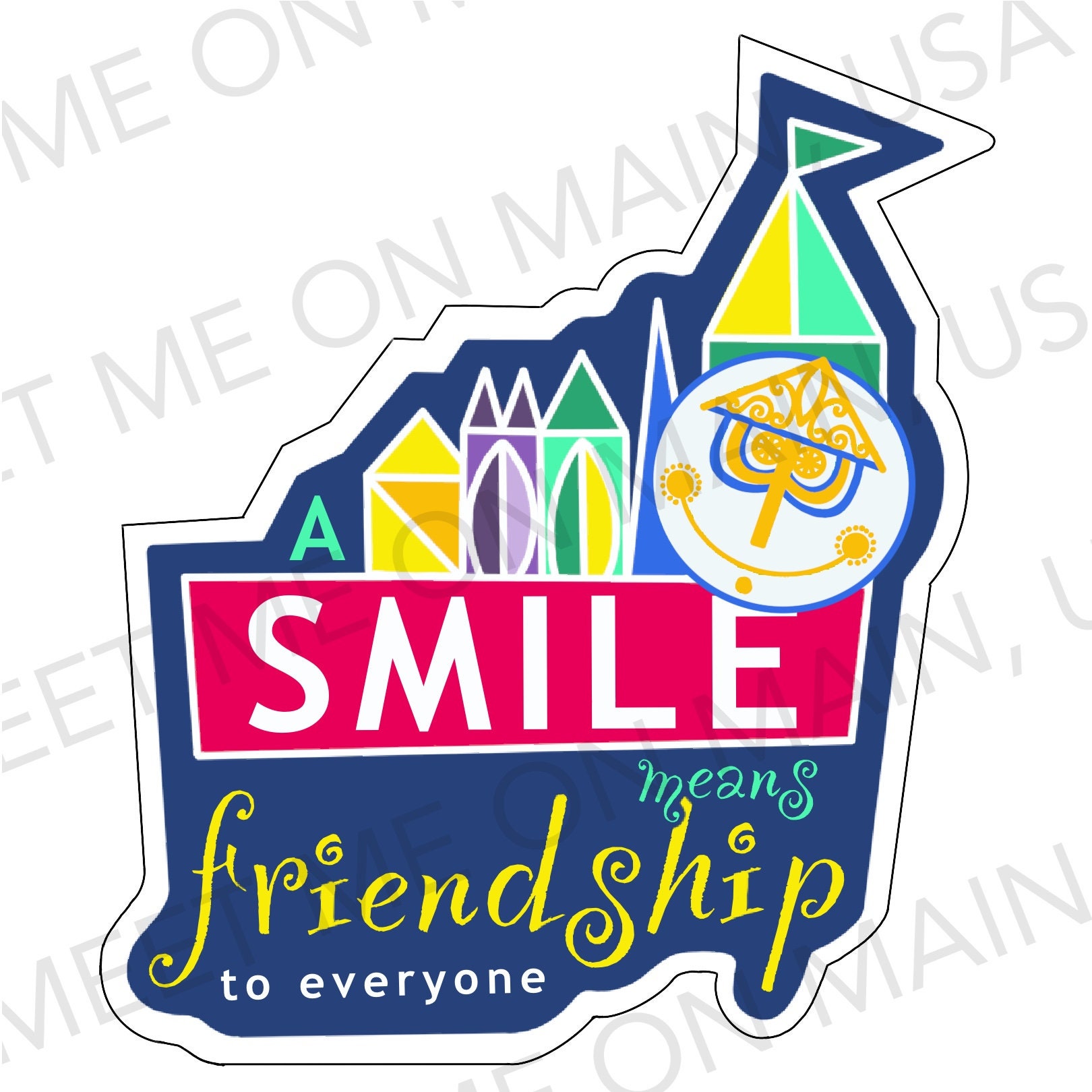Its A Small World Sticker - Etsy