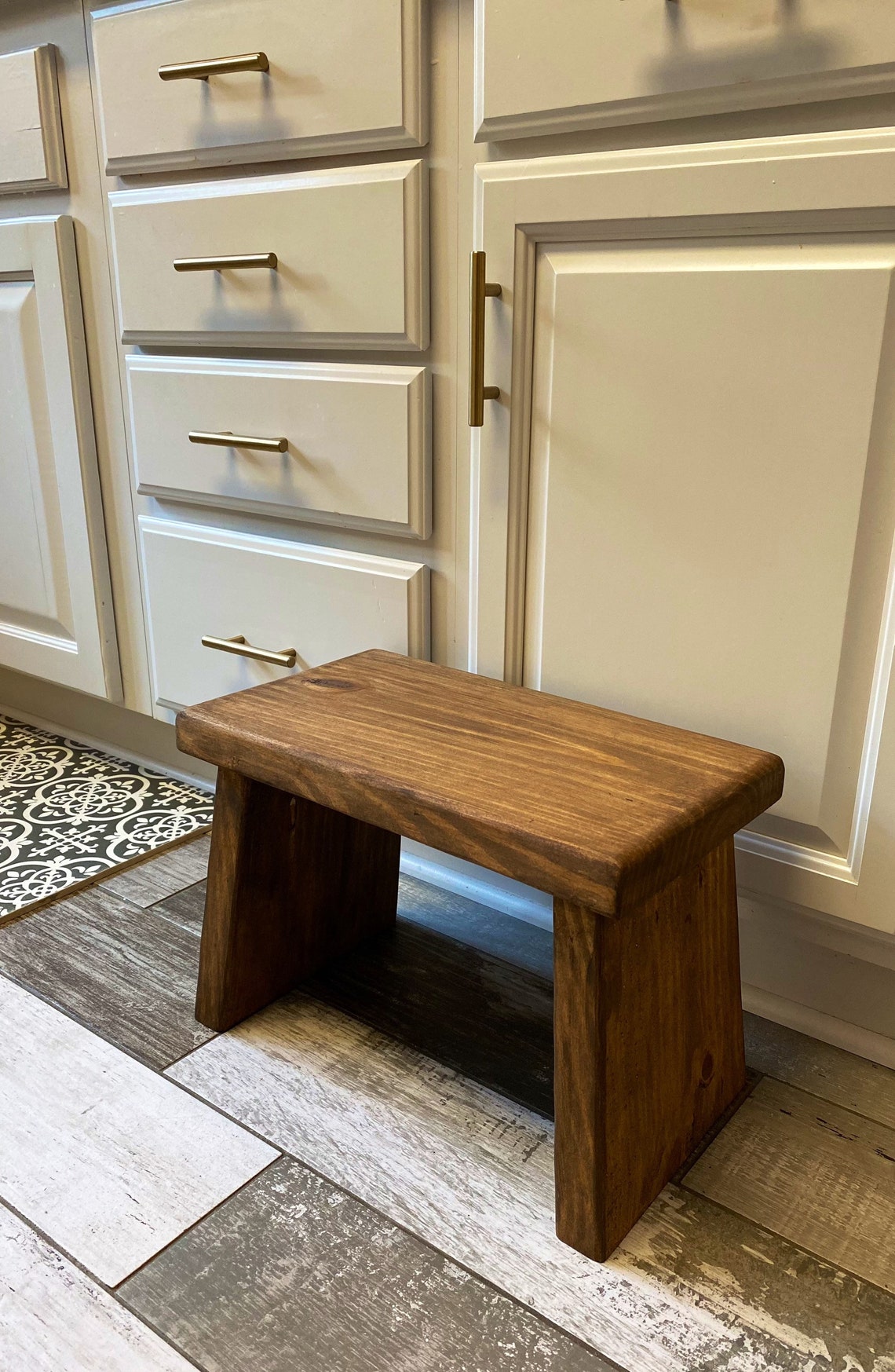 Hand Made Farmhouse Stool Step Stool Decorative Furniture - Etsy