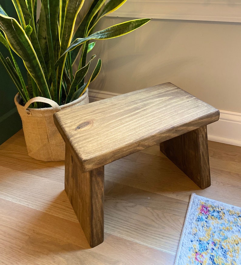 Hand Made Farmhouse Stool Step Stool Decorative Furniture - Etsy