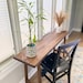 Wood Breakfast Bar Bar Height Table Drink Table Rustic Bar Top Table ...
