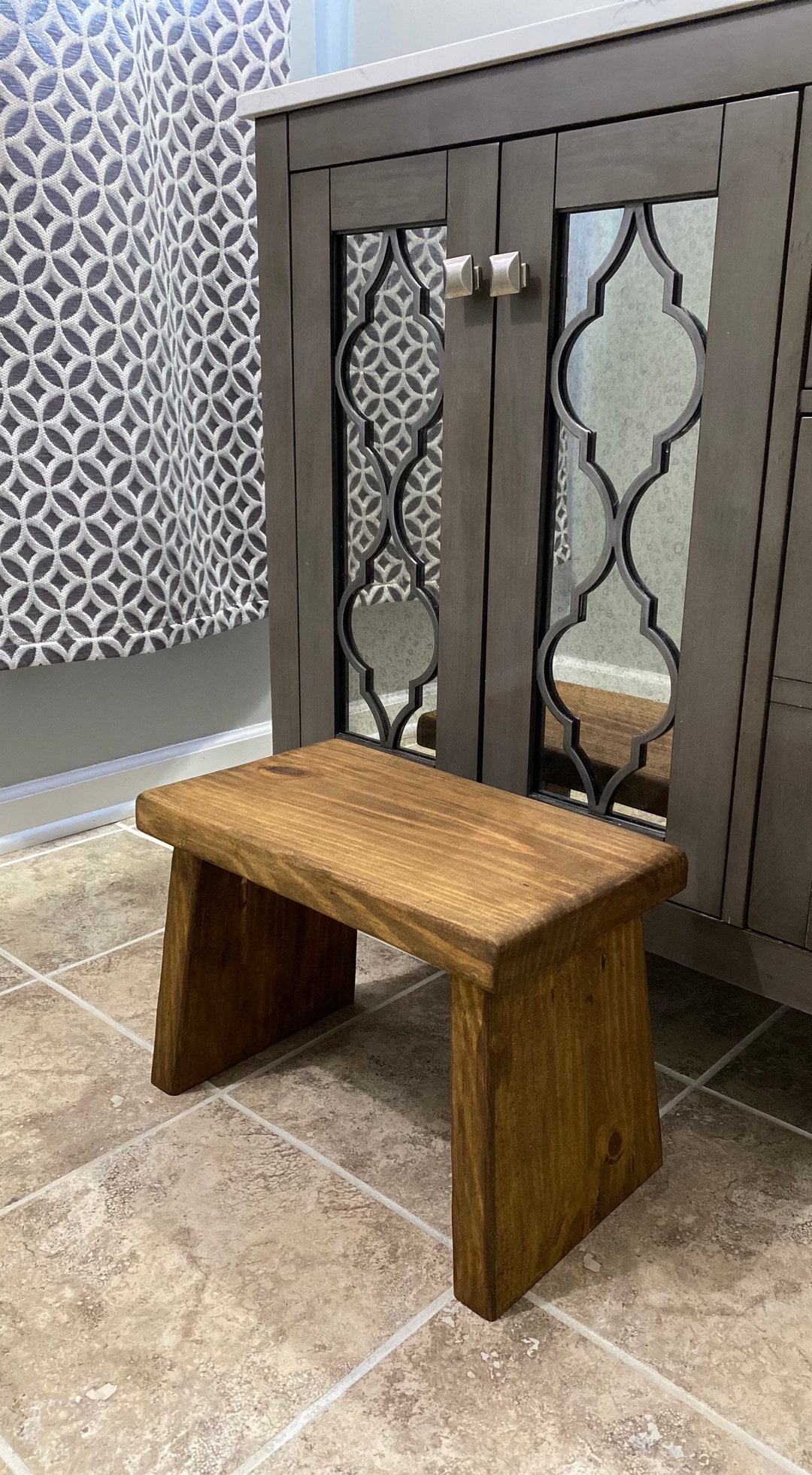 Hand Made Farmhouse Stool | Step Stool | Decorative Furniture | Wood ...