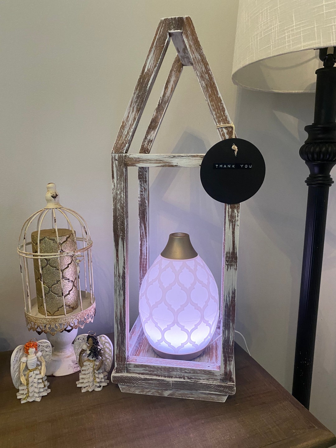 Rustic Farmhouse Lantern Wooden Lantern Farmhouse Decor - Etsy