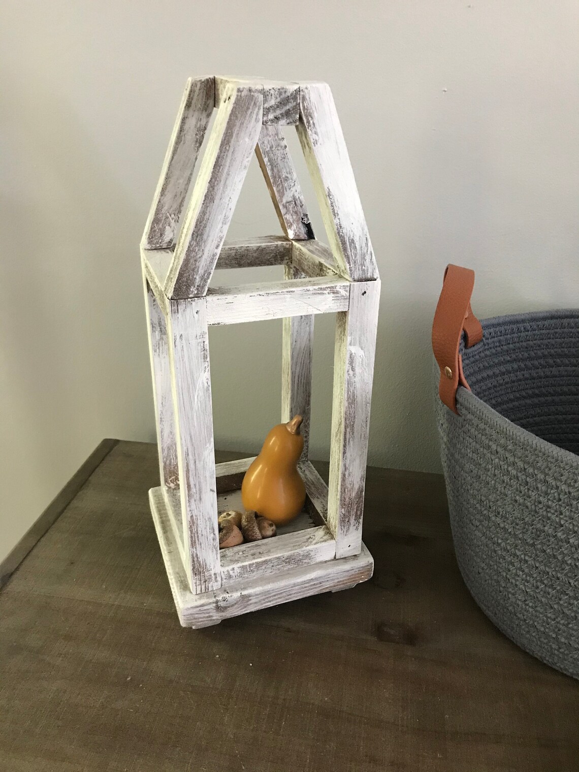 Rustic Farmhouse Lantern Wooden Lantern Farmhouse Decor - Etsy