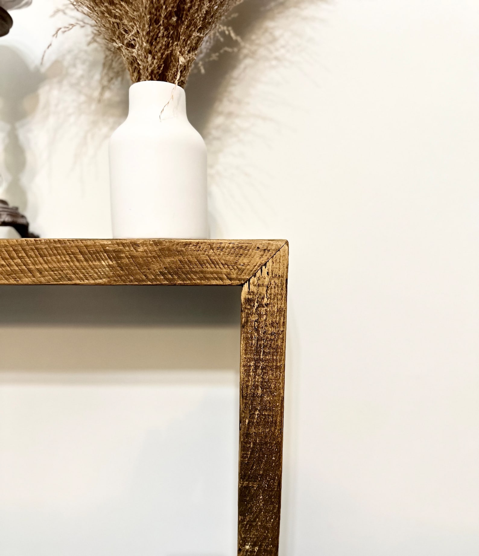 Waterfall Edge Console Table: Sofa Table for Entryway, Foyer - Etsy