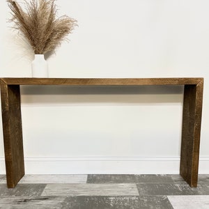 Modern Waterfall Table Console Sofa Table - Etsy