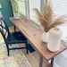 Wood Breakfast Bar Bar Height Table Drink Table Rustic Bar Top Table ...