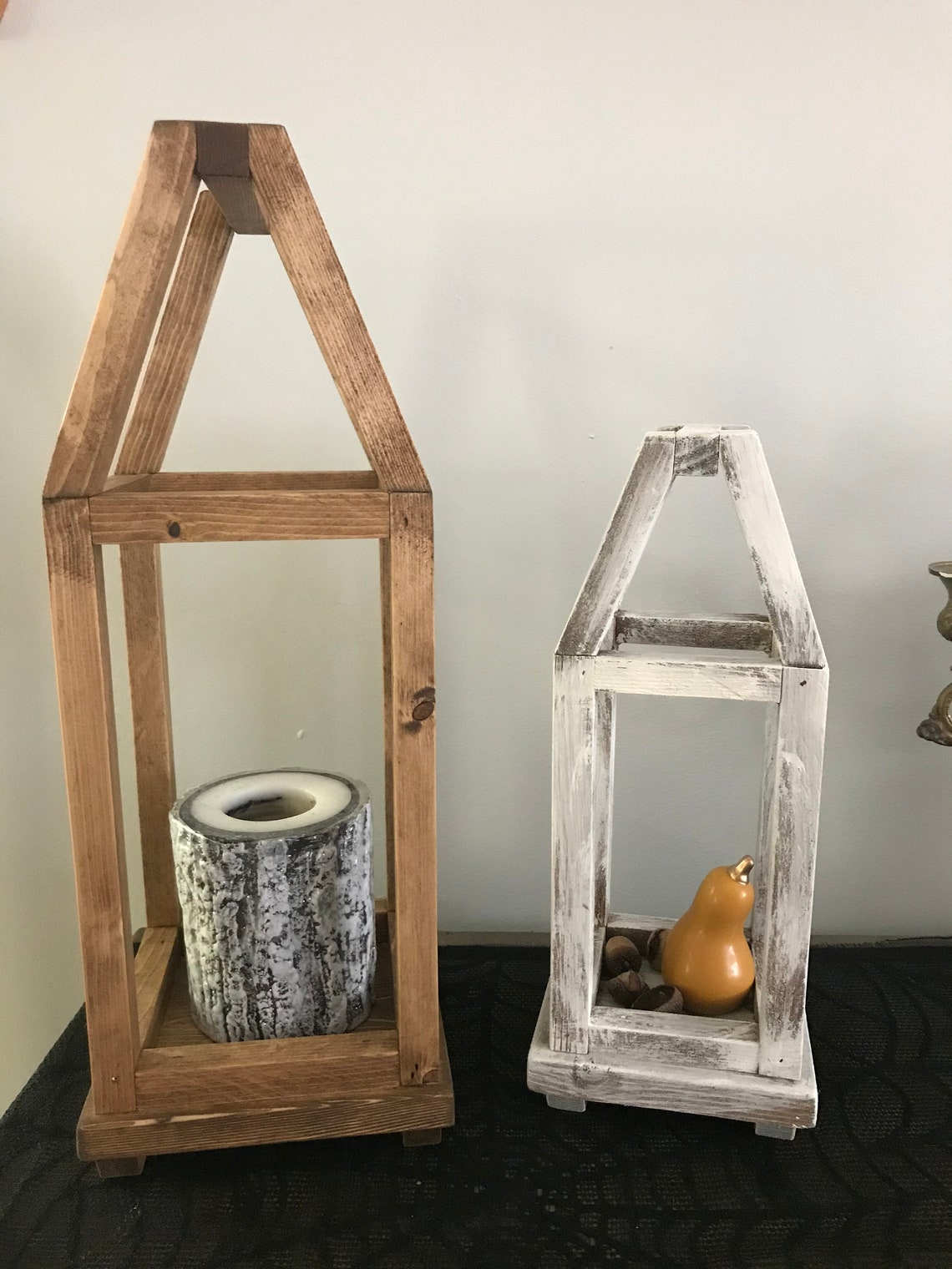 Rustic Farmhouse Lantern Wooden Lantern Farmhouse Decor - Etsy