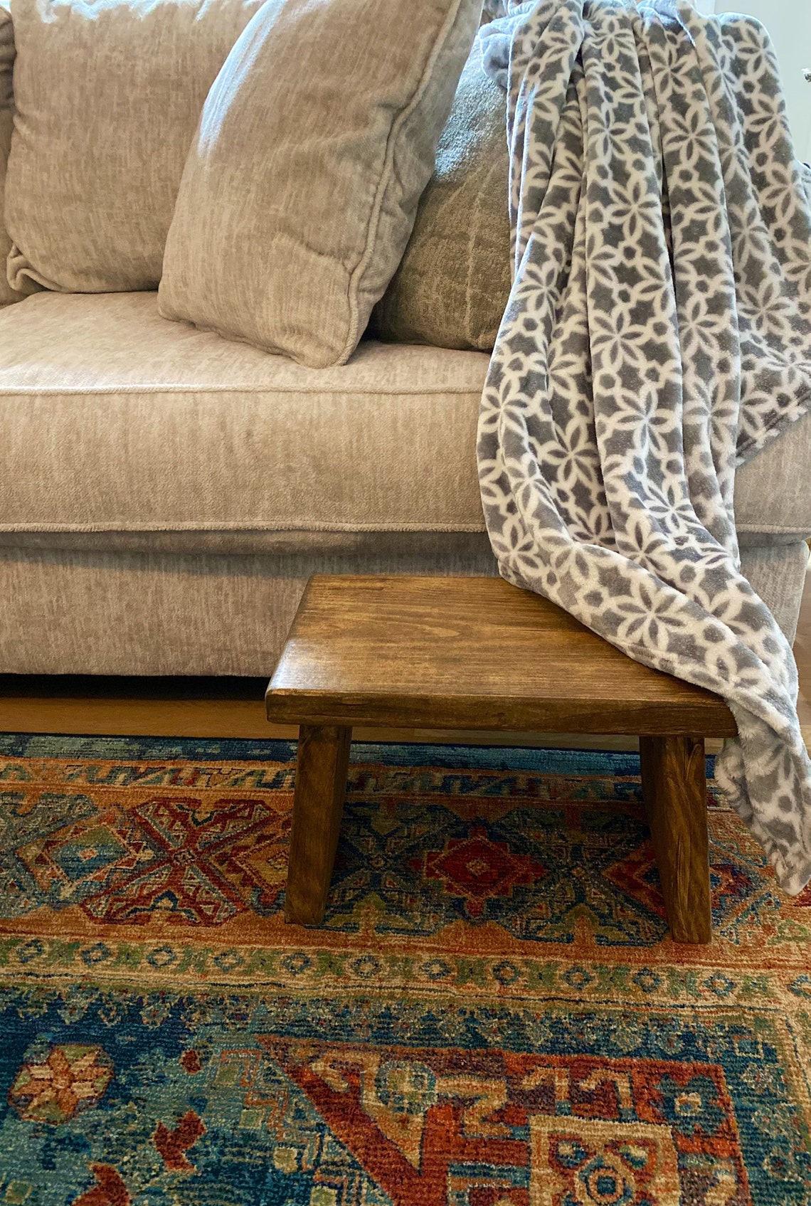 Hand Made Farmhouse Stool Step Stool Decorative Furniture - Etsy