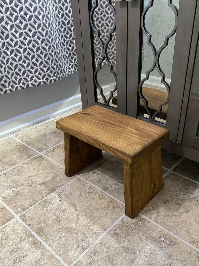 Hand Made Farmhouse Stool Step Stool Decorative Furniture - Etsy