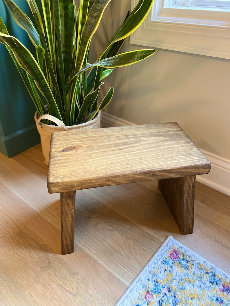 Hand Made Farmhouse Stool Step Stool Decorative Furniture - Etsy
