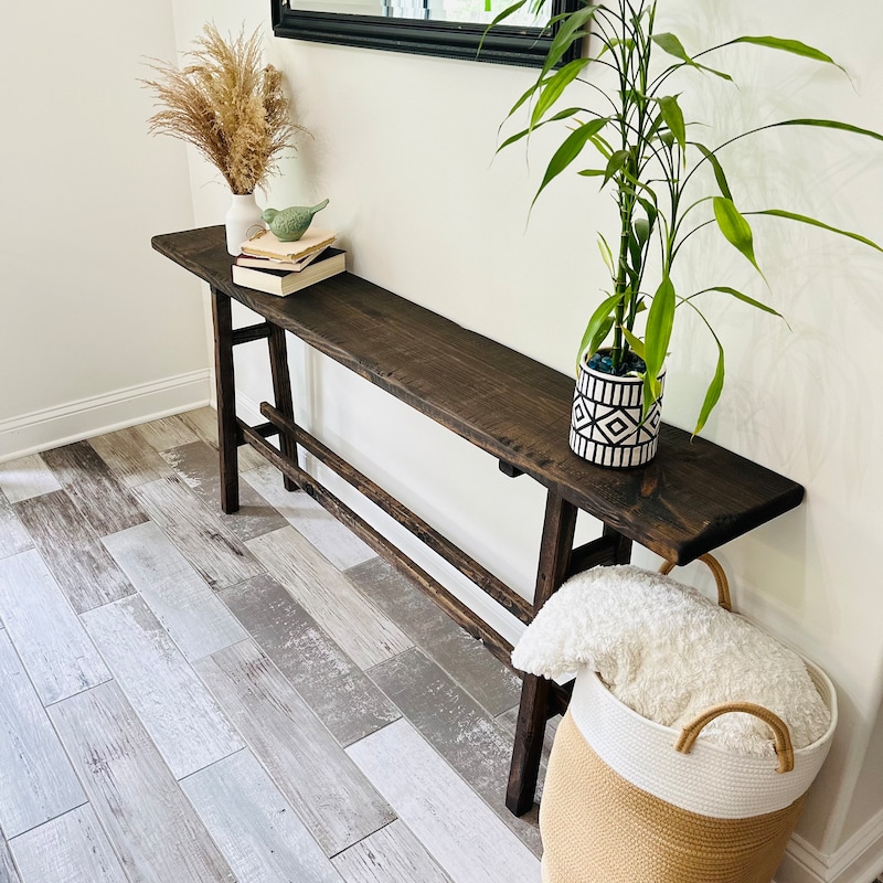 Rustic Console Table - Etsy