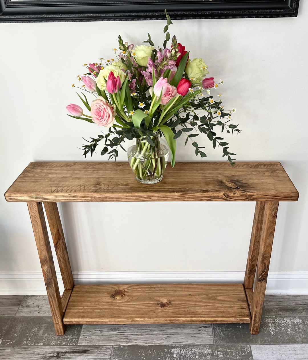 Handcrafted Sofa Table Console Table Barn Wood Farmhouse Table Accent ...