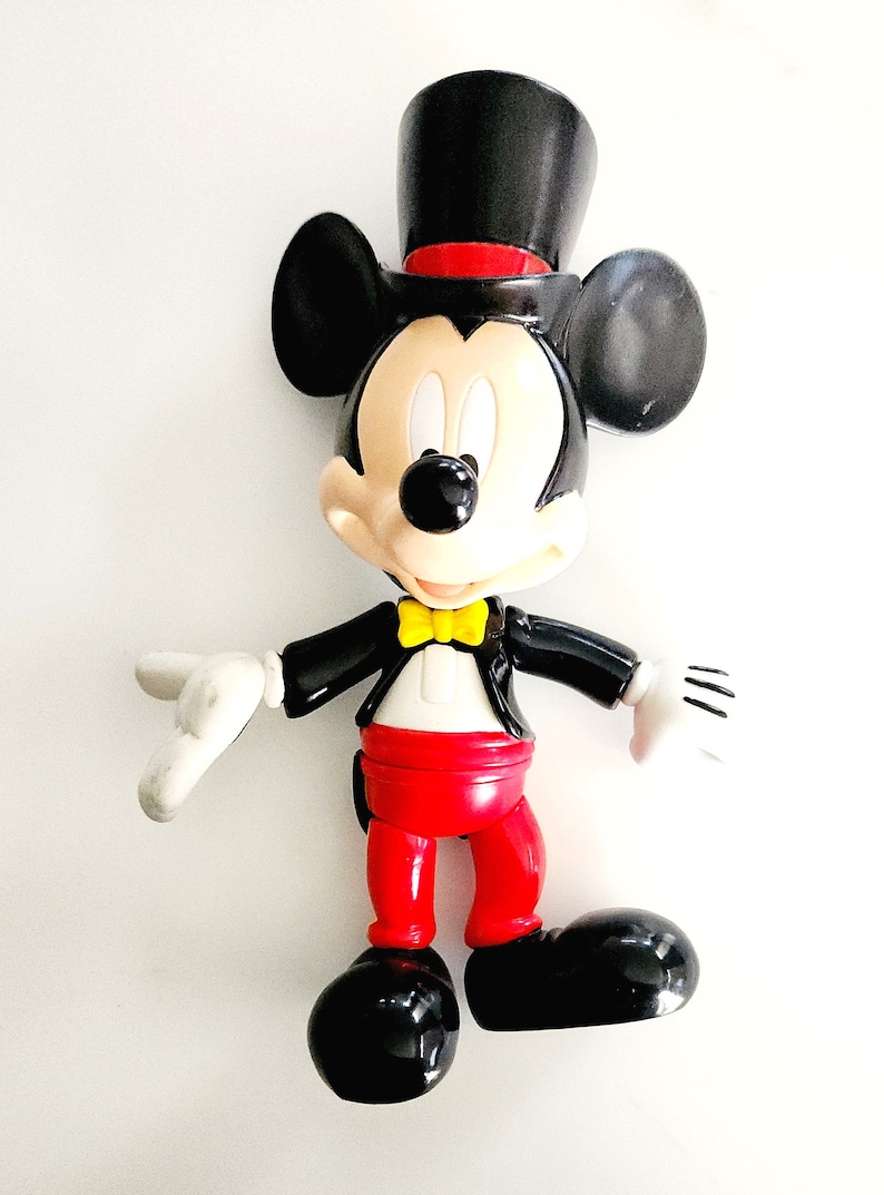Vintage Disney Magician Mickey Mouse Posable 9” Figure - Etsy