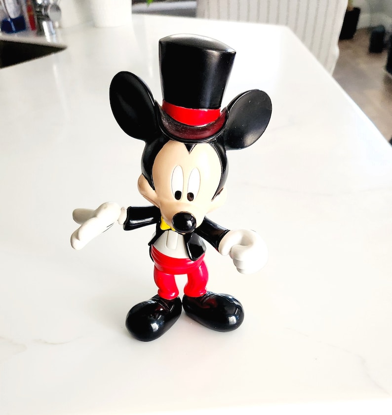 Vintage Disney Magician Mickey Mouse Posable 9” Figure - Etsy