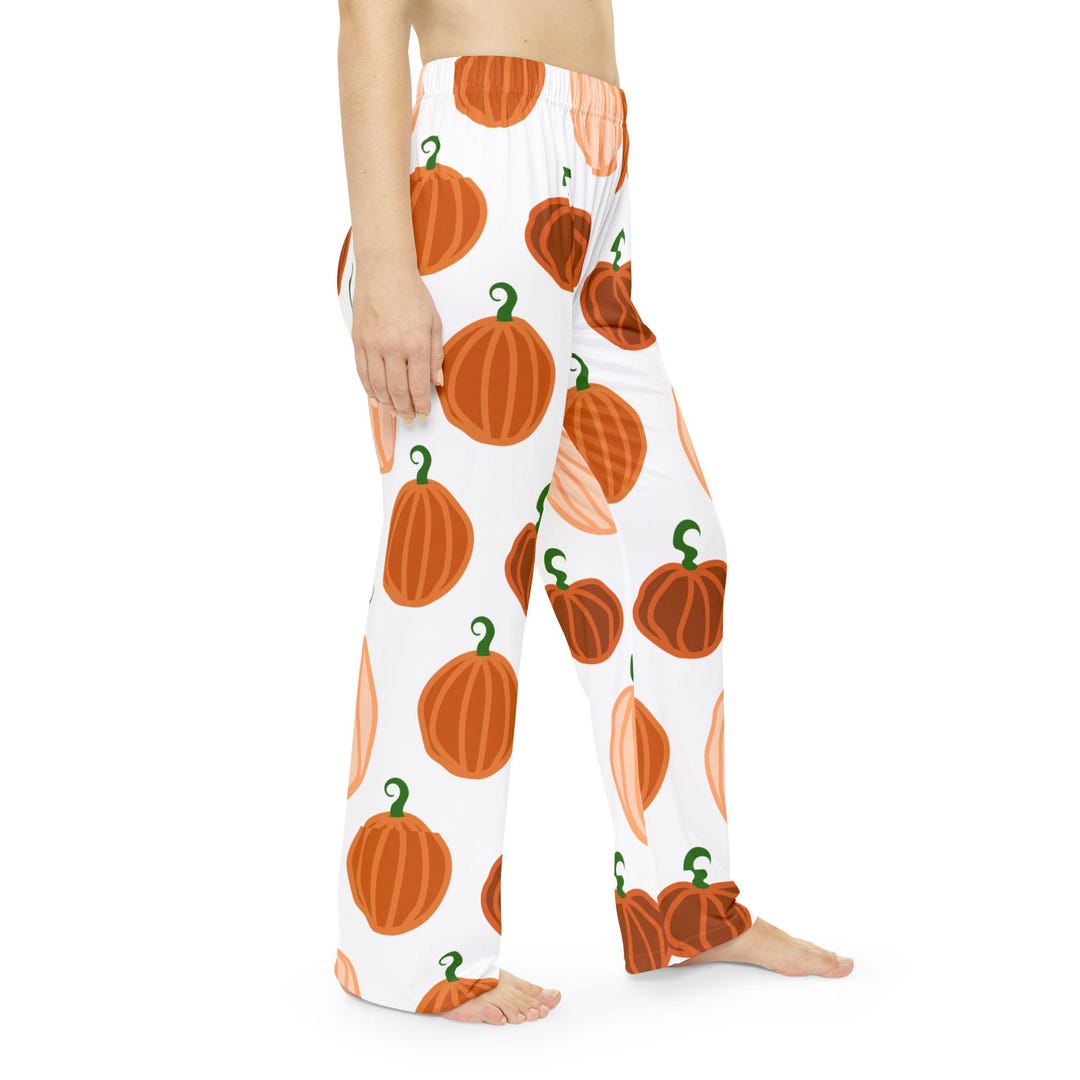 Pumpkin Pajama Pants: Women's Autumn Halloween Loungewear - Etsy