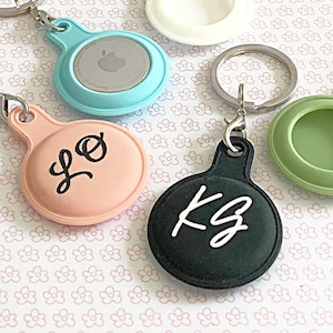 Airtag Keychain Air Tag Holder Personalized Silicone | Etsy