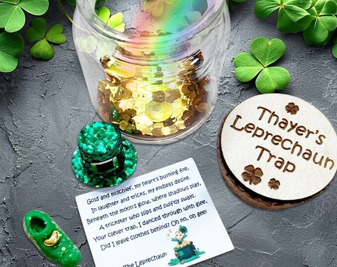 Leprechaun Hunt Kit for St Patricks Day, Bait for Leprechauns Trap Set ...