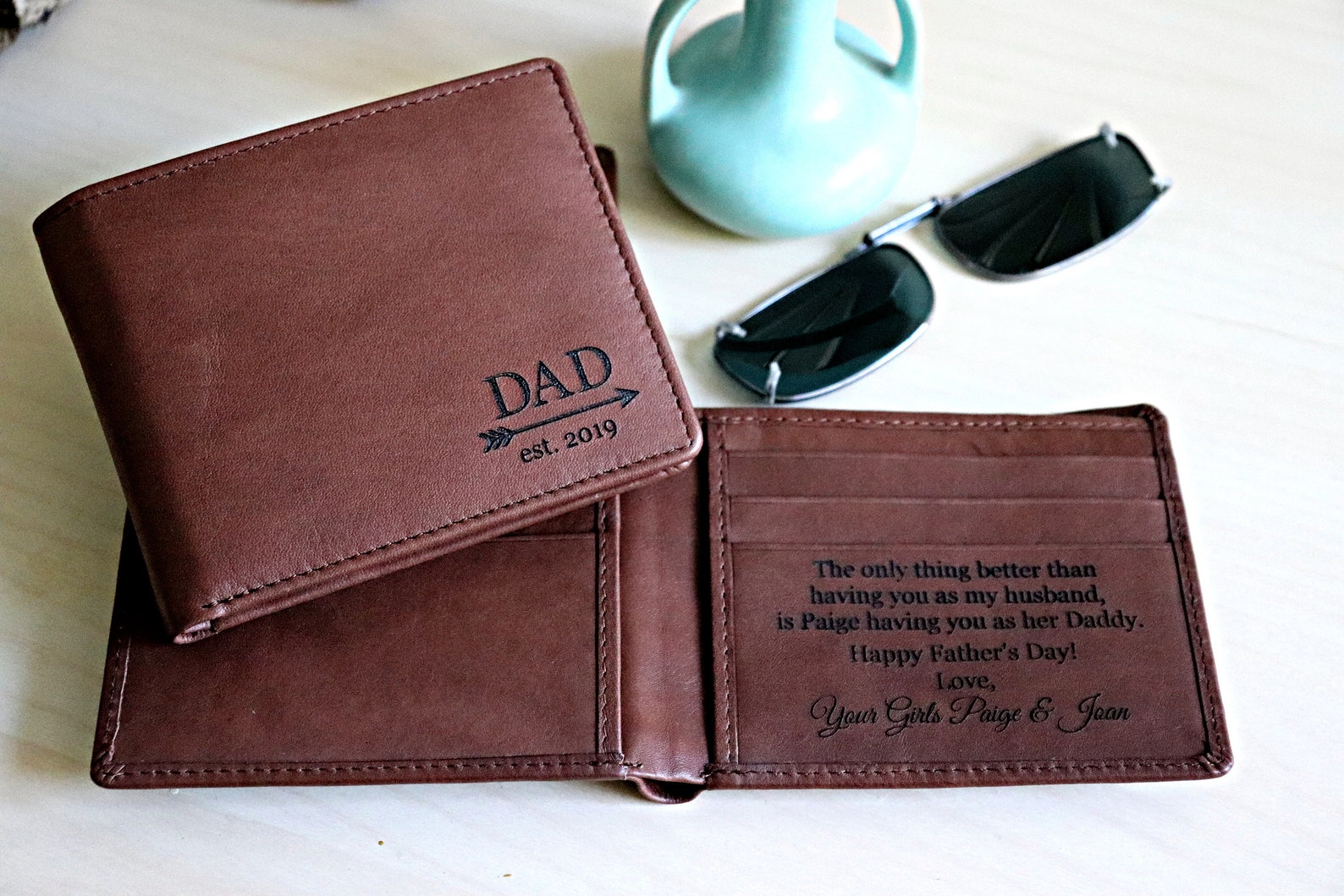 Father's Day Gift From Daughter Wallet for Dad Gift | Etsy
