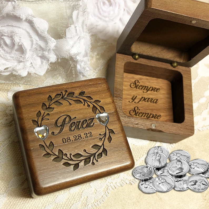 Wedding Arras Coin Box - Etsy