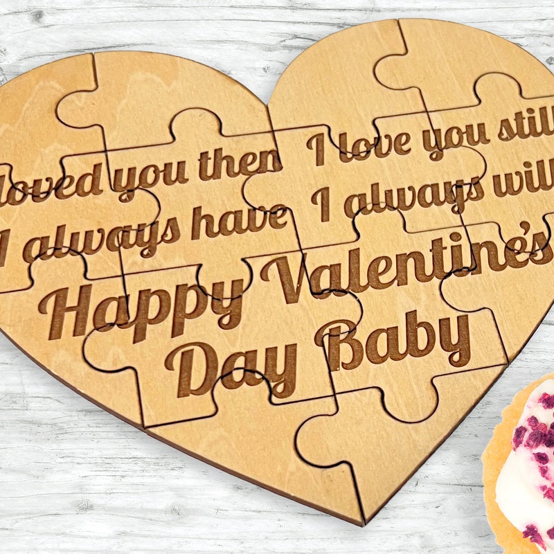 Wood Heart Puzzle - Etsy