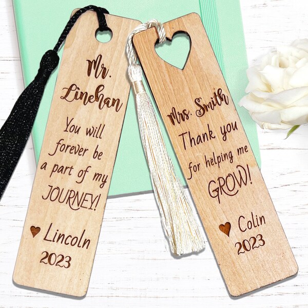 Thank You Bookmark - Etsy