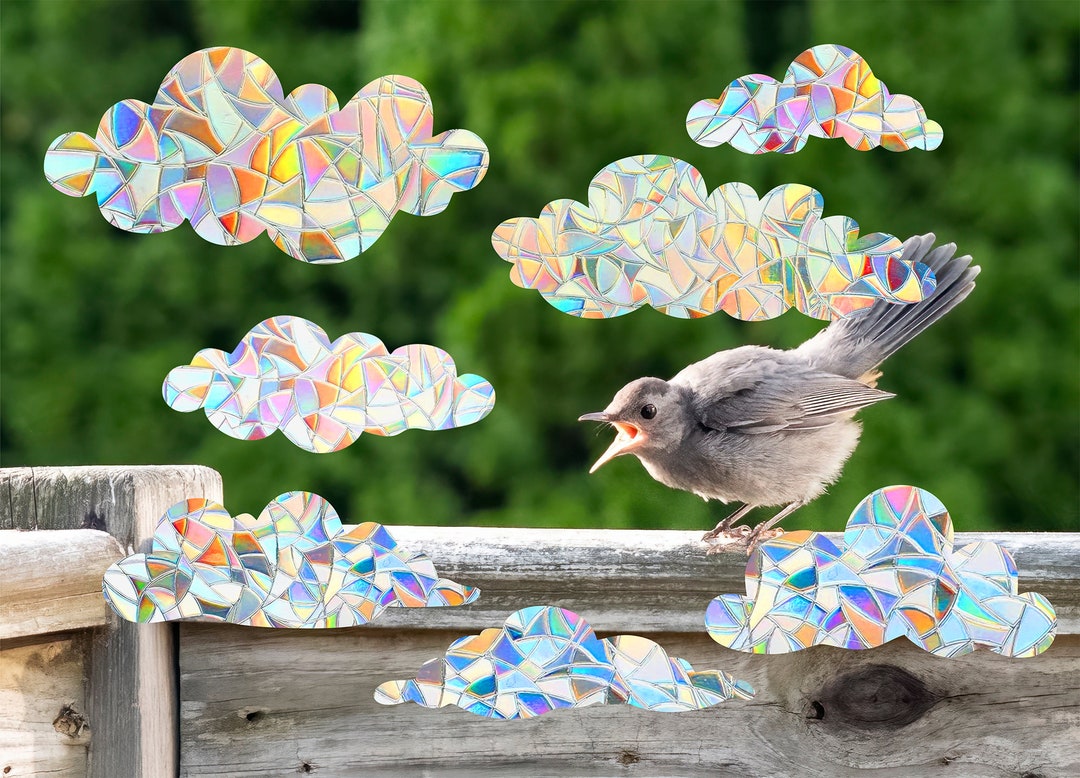 Clouds Window Clings, Removable Reusable Rainbow Suncatcher Clouds - Etsy