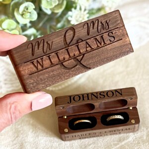 Ring Box for 2 Rings Wedding Ceremony - Etsy
