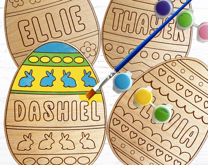 Easter Wood Paint Set - Etsy