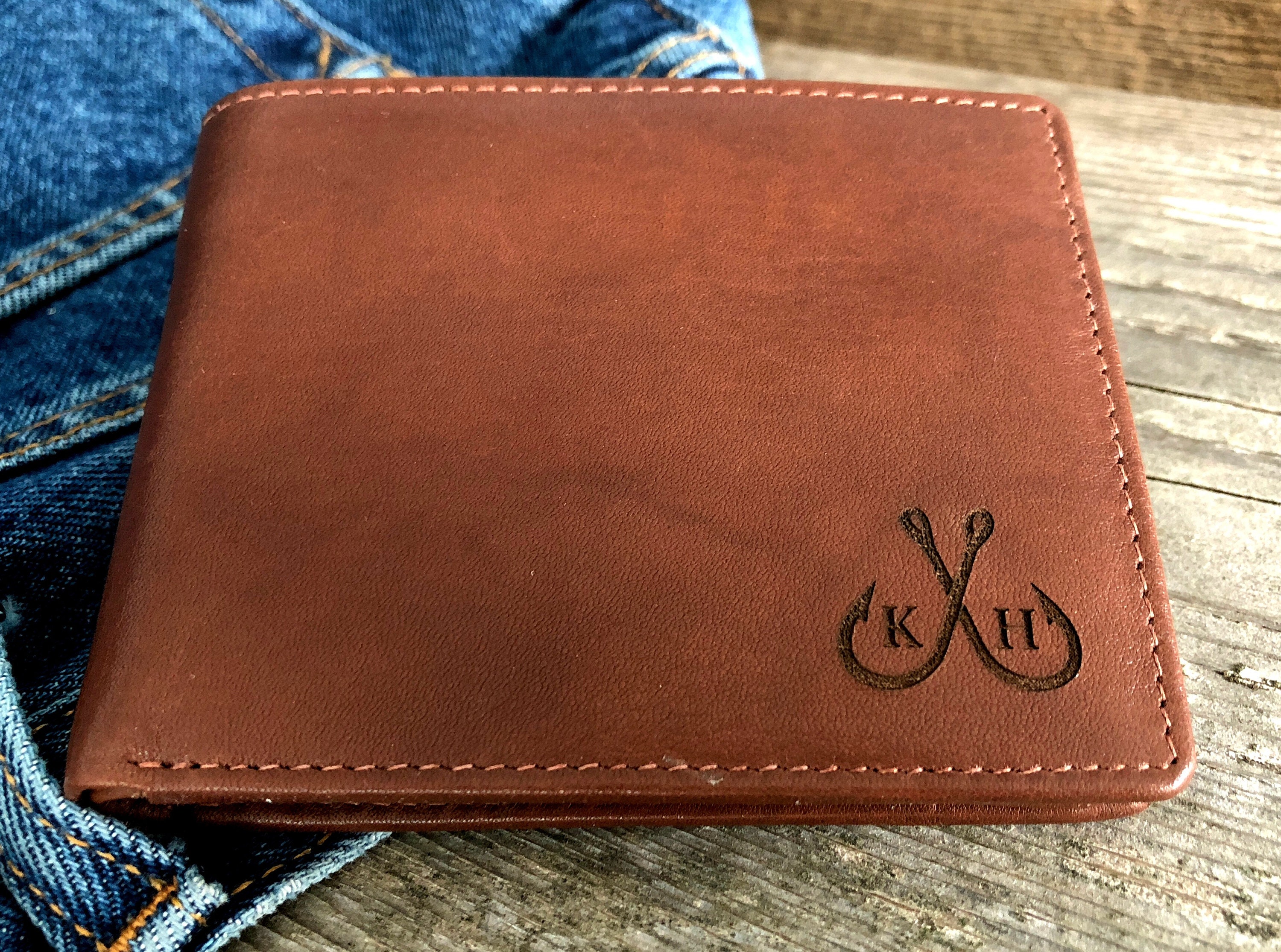 Fishing Lure Wallet Fishing Gifts for Men Gift for | Etsy