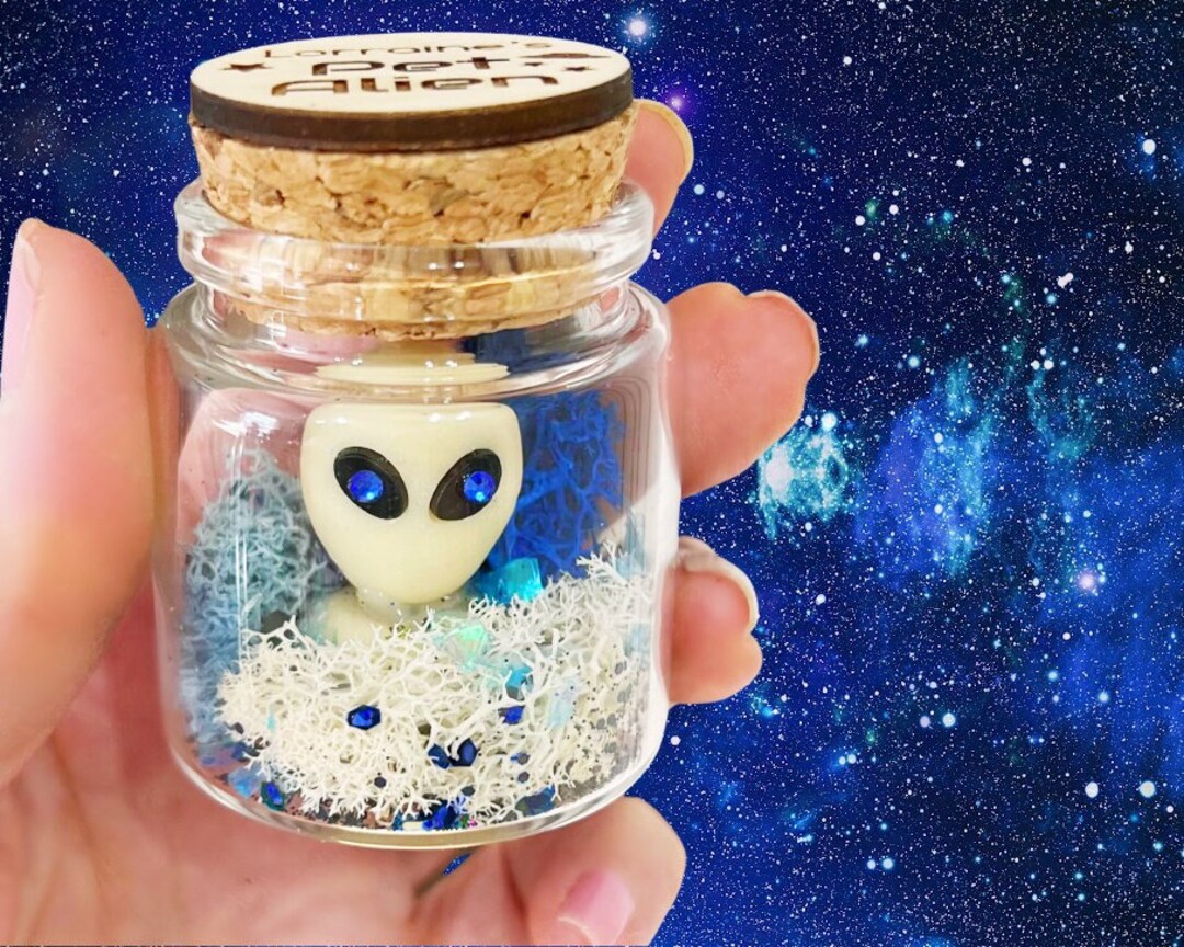 Alien in a Bottle Personalized Extraterrestrial Companion - Etsy