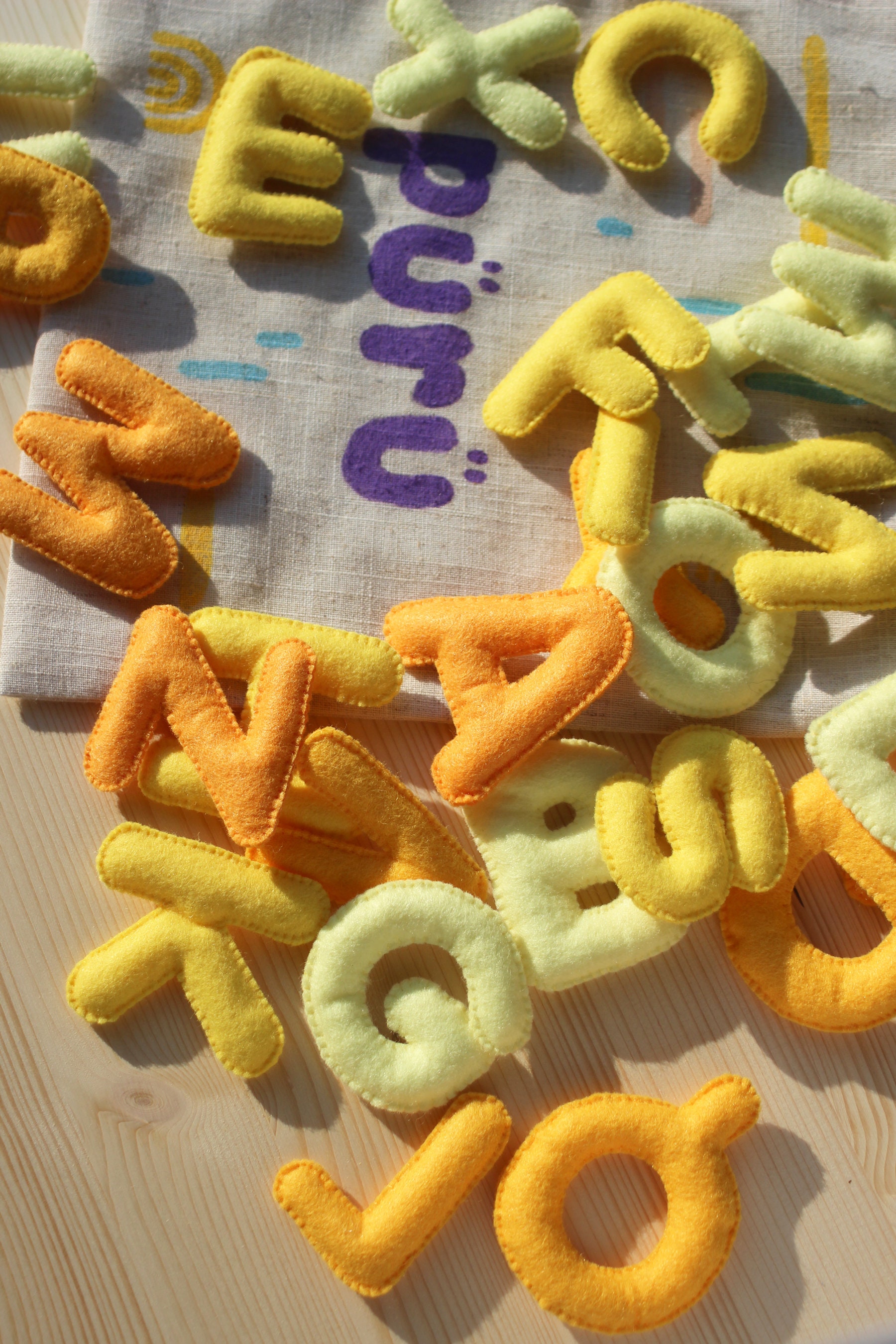 Felt Letters, Felt Alphabet, Preschool Alphabet, Learning Alphabet ...