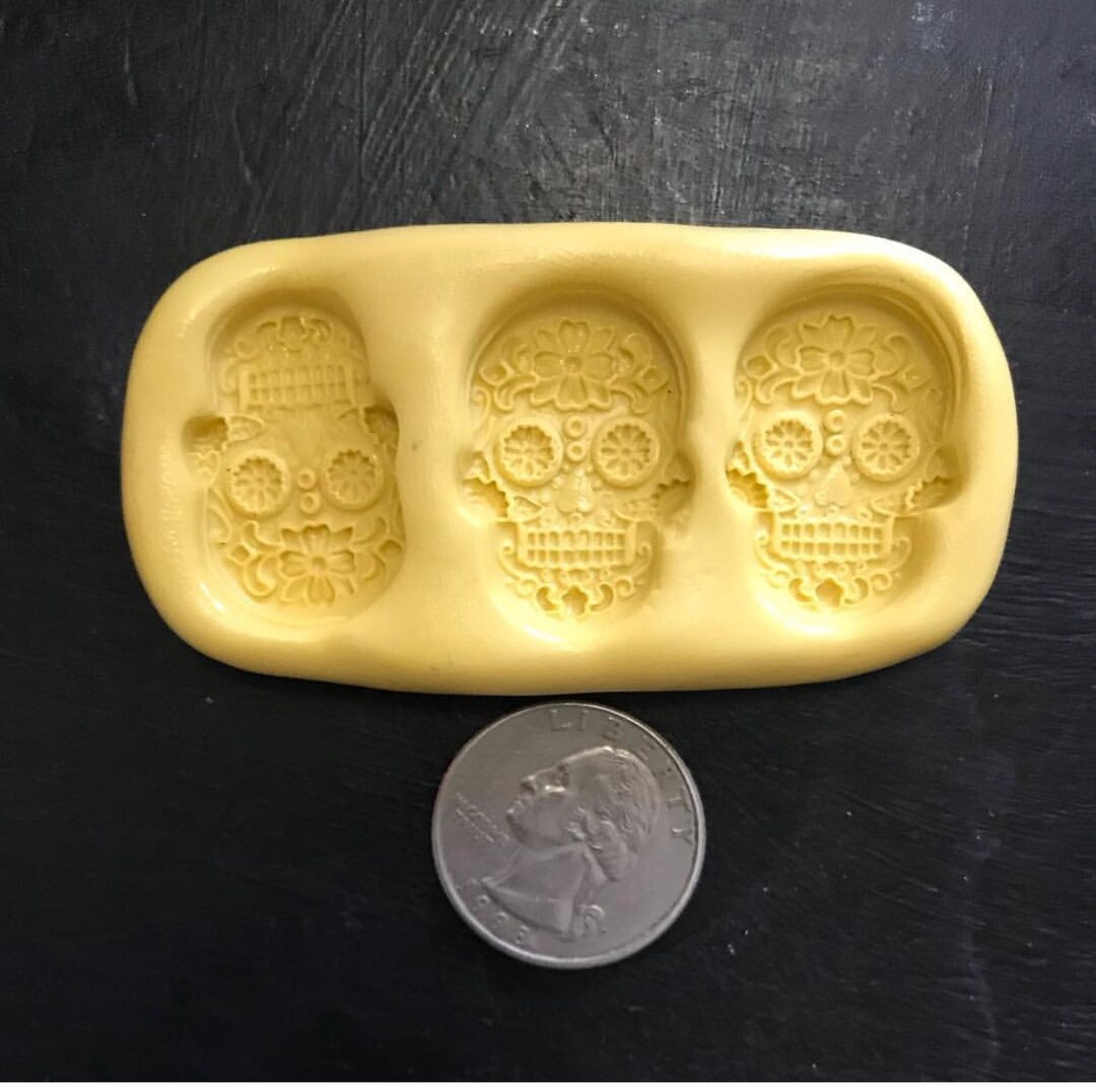 Dia De Los Muertos Skull Mold - Etsy