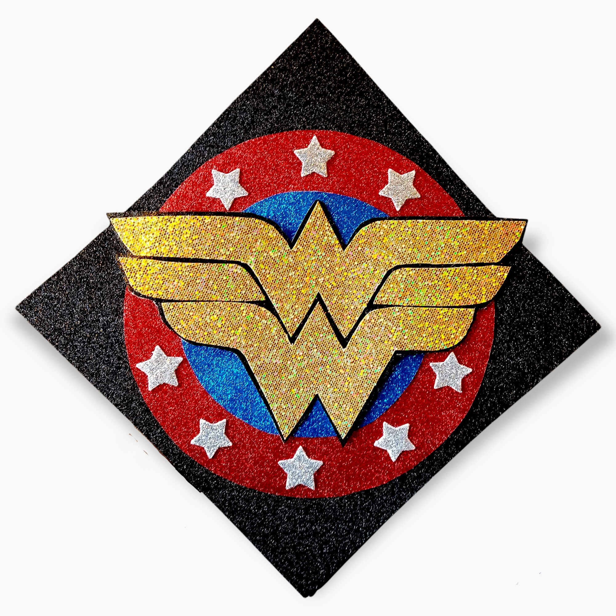 Wonder Woman Graduation Cap Topper, Class of 2024, Custom Grad Caps - Etsy