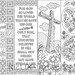 8 Coloring Bookmarks for Easter set 2 Christian Doodles Kids Sunday ...