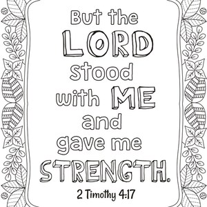 5 Bible Verse Coloring Pages: Christian Scripture Art (PDF & JPEG ...