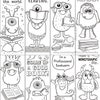 Christmas Coloring Bookmarks, Xmas Colorier Winter Snow Doodles ...