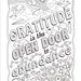 Two Inspirational Thanksgiving Coloring Pages for Kids and Adults ...
