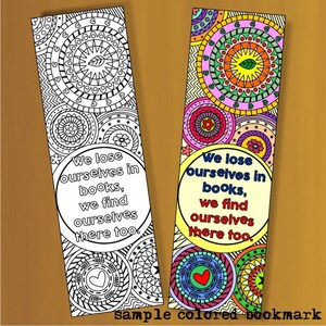 Coloring Bookmarks Reading Books Bright Side Good Reads Motivation Good ...