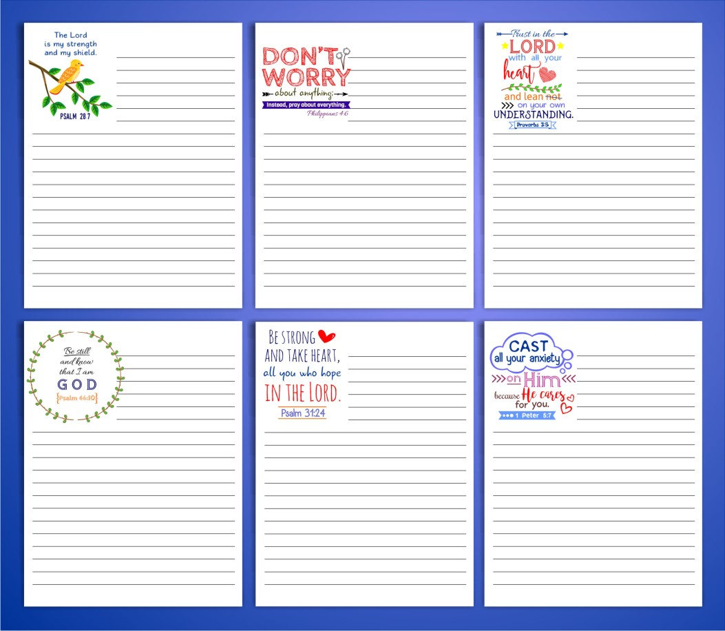 Set of 12 Bible Note Pads Inspiring Verse Designs - Etsy