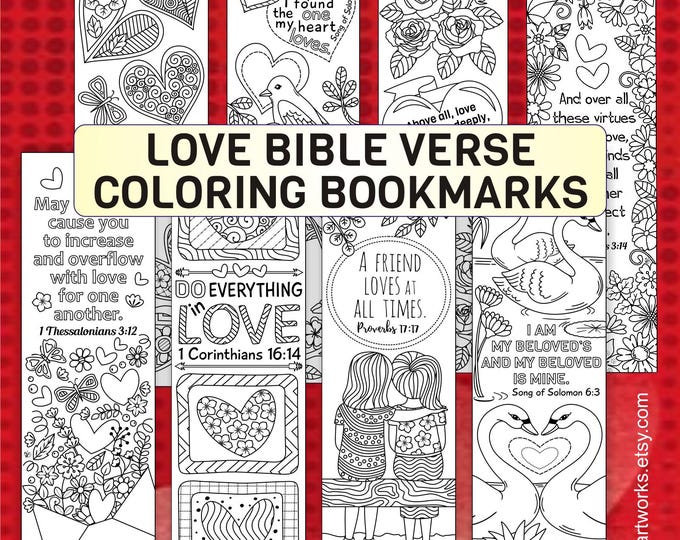Be Kind Bible Verse Coloring Bookmarks for Kids With Cute Bees ...