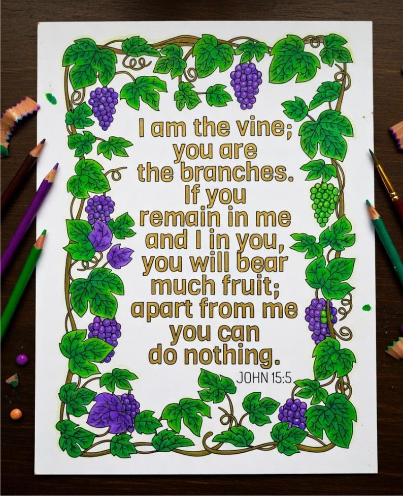 Two Bible Coloring Pages From the Book of John – Printable Scripture ...