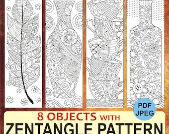 Printable Mindfulness Coloring Bookmarks - Etsy