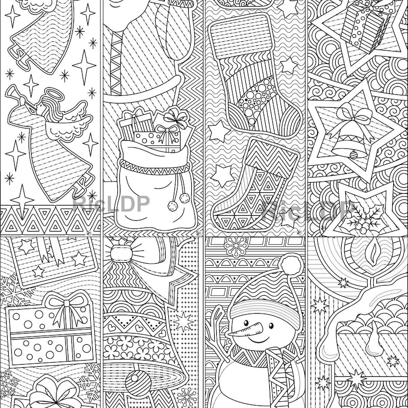 Zentangle Christmas - Etsy