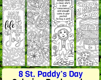 St Patrick's Day Irish Blessing COLORING Page - Etsy
